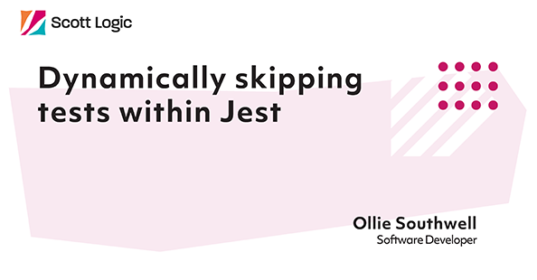 Dynamically Skipping Tests within Jest