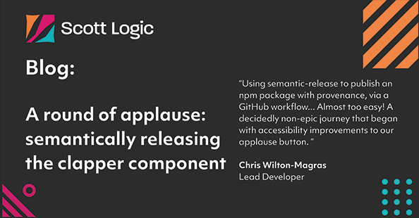 A round of applause: semantically releasing the clapper component