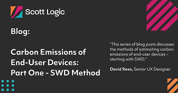 Carbon Emissions of End-User Devices: Part One - SWD Method